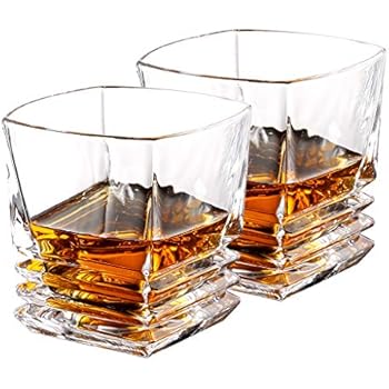 Cibi Double Blade Runner Whisky Glass (Twin Pack) 37cl: Amazon.co.uk ...