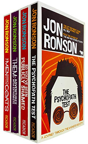 Jon Ronson 4 Books Bundle Collection Set (The Psychopath Test, So You ...