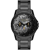 Buy Armani Exchange Stainless Steel Outerbanks Analog Multi-Colour Dial ...