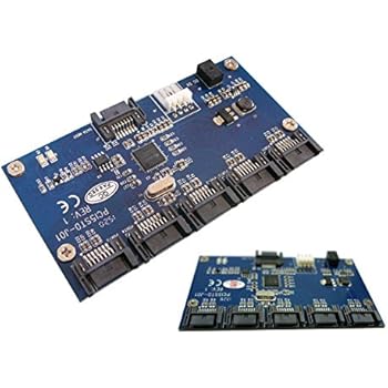 SATA Port Multiplier Card - 1x SATA to 5x SATA - JMB Chipset: Amazon.co ...
