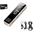 DDLC Mini Digital Professional Voice Recorder with 32GB SD Card, Voice ...