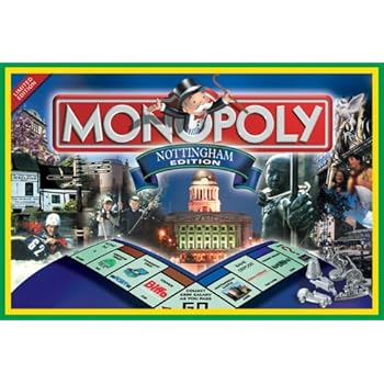 Monopoly - Nottingham Edition: Amazon.co.uk: Toys & Games