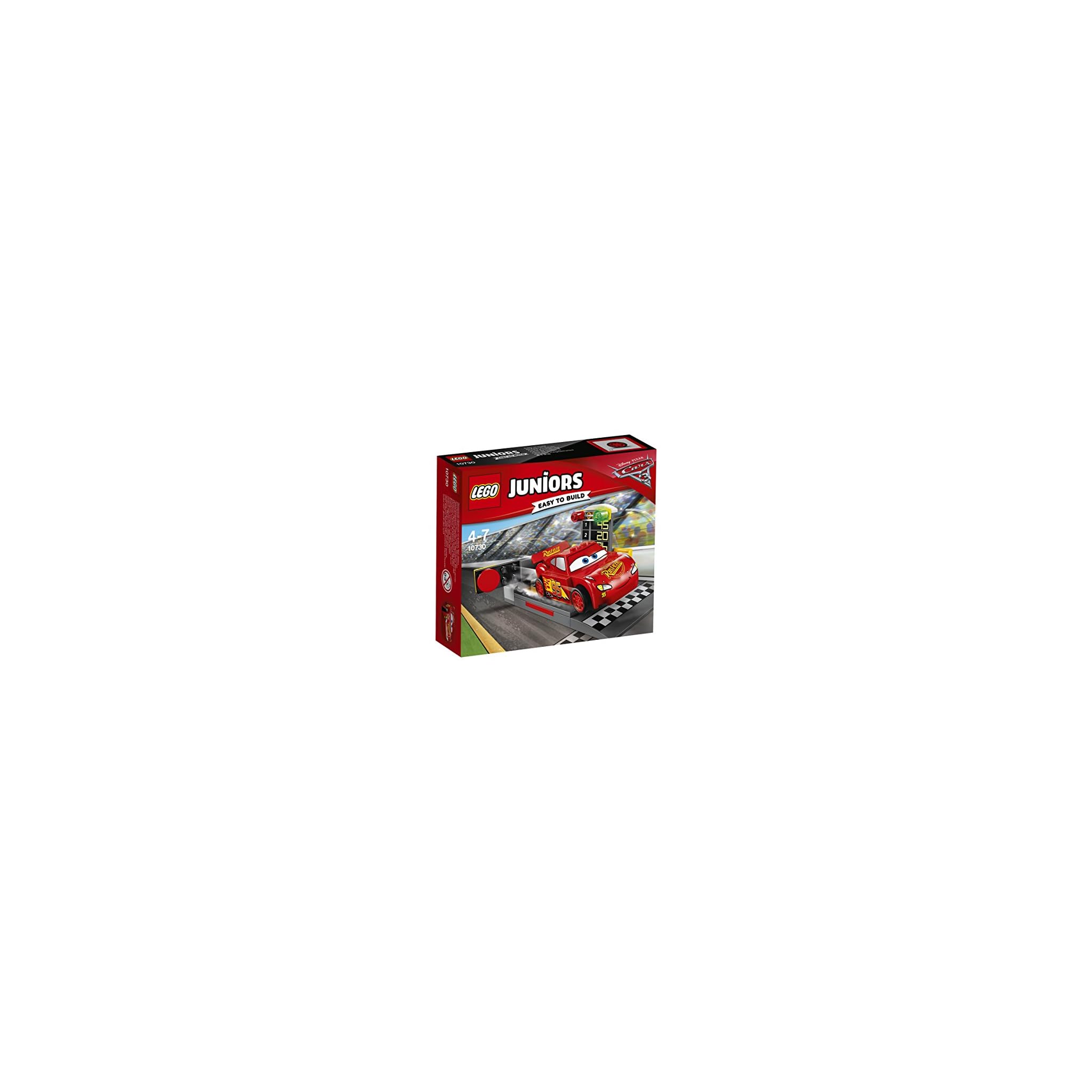 LEGO Juniors 10730 - Lightning McQueens Beschleunigungsrampe, Auto ...