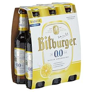 Bitburger 0.0% Radler Alkoholfrei Mehrweg (6 x 0.33 l): Amazon.de ...