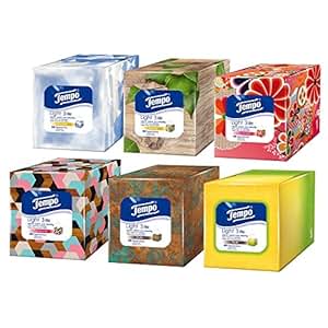 Tempo Light Box Boxes of Tissues, Pack of 6 (6x 60 Tissues): Amazon.co ...