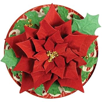 Sizzix Bigz Die 658261, Tattered Poinsettia by Tim Holtz, Multi Colour ...
