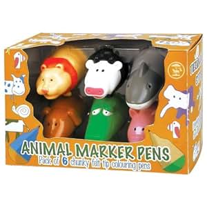 Animal Marker Pens: Amazon.co.uk: Toys & Games