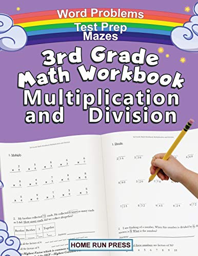 3rd Grade Math Workbook Multiplication and Division: Grade 3, Grade 4 ...