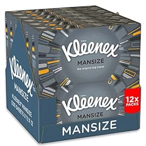 Kleenex Mansize Tissues - 12 Box Pack (1080 Tissues Total): Amazon.co ...