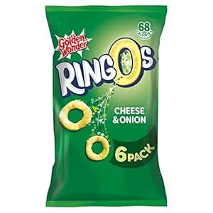 Golden Wonder Cheese and Onion Ringos, 6 x 14g: Amazon.co.uk: Prime Pantry