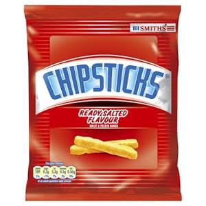 Chipsticks Ready Salted 22.5 g (Pack of 48): Amazon.co.uk: Grocery