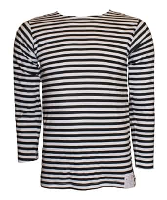 Russian Telnyashka Striped Sailors's / Navy's T-Shirt: Amazon.co.uk ...