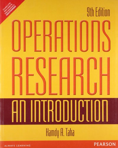 Buy Operations Research: An Introduction, 9e Book Online at Low Prices in India | Operations ...