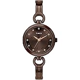TIMEX Classics Analog Watch for Women with Silver Oval Dial & Gold ...