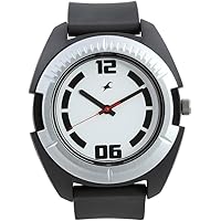 Fastrack Quartz Analog Black Dial & Silicone Band Strap Watch for Men ...