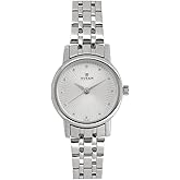 Titan Quartz Analog Champagne Dial Stainless Steel Strap Watch for ...