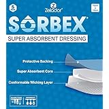 Sorbex Super Absorbent Dressing Pad for Moderate to Heavy Exuding ...