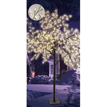 Amazon.de: LED Baum mit 200 LEDs - 150cm - für Innen und Außen - kaltweiß