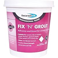 Bond-It BDTA11 3.75Kg Brilliant White Fix 'N' Grout - Ready Mix Tile ...