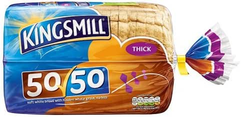 Kingsmill 50/50 Thick Sliced Bread, 800g: Amazon.co.uk: Grocery