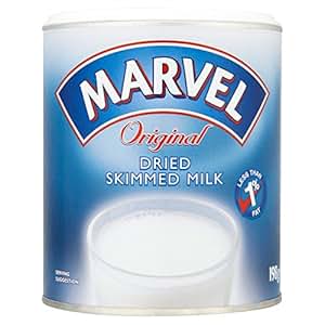 Marvel Original Dried Skimmed Milk Powder, 198g: Amazon.co.uk: Grocery
