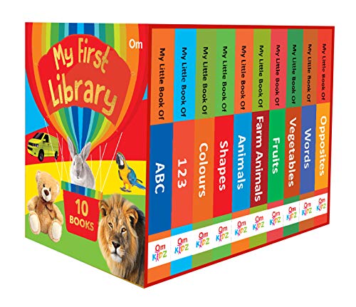 Kids Board books- My First Library : Set of 10 Board Books (Box Set ...