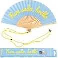 Fisura - Original handheld folding fan with the message in message in ...