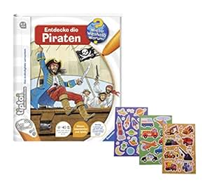 tiptoi Ravensburger Entdecke die Piraten + Kinder-Sticker: Amazon.de ...