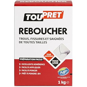 Toupret 170030 Reboucher pâte 1,25 kg: Amazon.fr: Bricolage