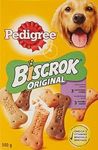 Pedigree Biscrock Biscuits 3 Variétés Boîte de 500 g pour Chien - Lot ...