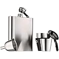 WMF Manhattan Flachmann Edelstahl 6-teilig, Flachmann 200ml, Flask 20cl ...