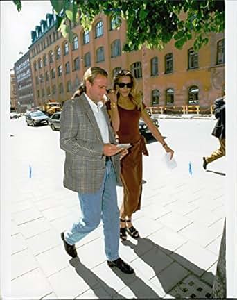 Vintage photo of Tennis player Björn Borg with Jannike Björling on ...