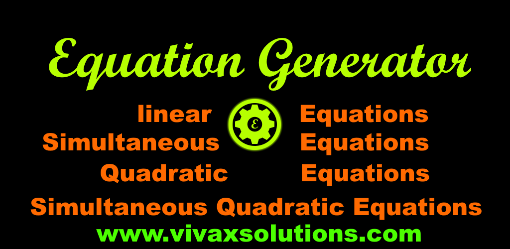 Algebra Equation Generator : Amazon.co.uk: Apps & Games