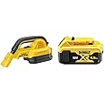 DEWALT DCV517N-XJ XR Handheld Vacuum, 18 V, Black/Yellow & 18V XR ...