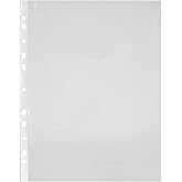 TULMAN 25 Pcs Transparent A4 Size Document Sleeves 300 Micron Thickness ...