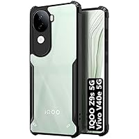 SPAZY CASE® Vivo V40E 5G / iQOO Z9s 5G Back Cover | Dual Layer Armor Defender Full Body ...