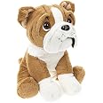 20 cm Cute Sitting British English Bulldog Dog Puppy Teddy Soft Plush ...