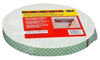 3M Scotch-Mount PU-Schaumstoff Klebeband 4026 – Doppelseitiger Polyurethan-Schaumstoffklebefilm ...
