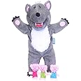 Big Bad Wolf & 3 Little Pigs Tellatale Hand Puppet : Amazon.co.uk: Toys ...