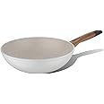 BERGNER Naturally Forged Aluminum 28cm Wok, 3.3 Liters Non-Stick Wok ...