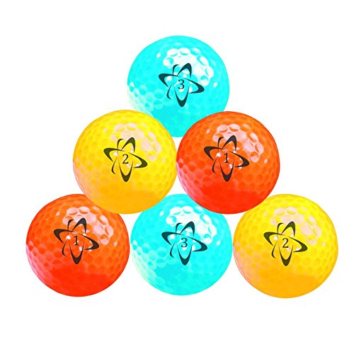 Longridge Atomic Hi-Vis Neon Golf Balls - Golfist