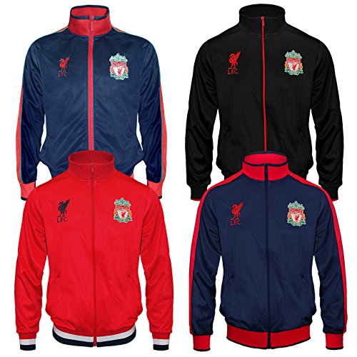 Buy Liverpool FC Official Football Gift Mens Retro Track Top Jacket ...