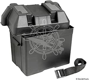 Osculati Battery box black moplen 95 A : Amazon.co.uk: Sports & Outdoors