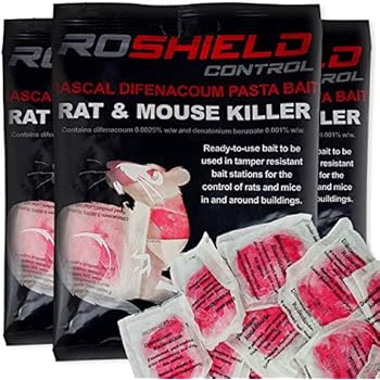 Roshield 1kg Mouse & Rat Poison Killer Pasta Sachets - Strongest ...