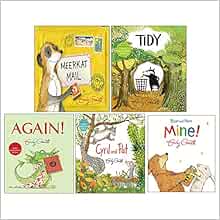 Emily Gravett Collection 5 Books Set (Meerkat Mail, Tidy, Again, Cyril ...