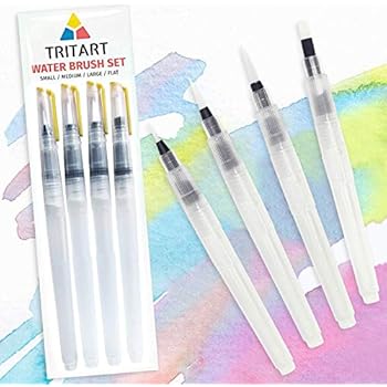 Pentel Xfrh Aquash Water Brush Pennello con Serbatoio Riempibile 3 ...