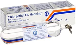 Chloraethyl Sprühflasche | Dr. Henning | Hebelverschluss | Kältespray ...