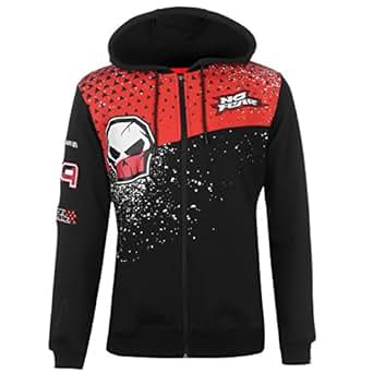 No Fear Mens Hoodie Full Zip Drawstring 2 Pockets Print: Amazon.co.uk ...