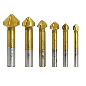 JTDEAL Kegelsenkersatz, Kegelsenker, Senkkopfbohrer, Kegelsenker für ...