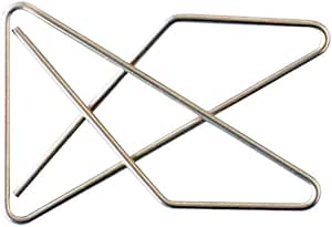 Trombone géant en acier inoxydable, maintient jusqu'à 10 mm d'épaisseur ...